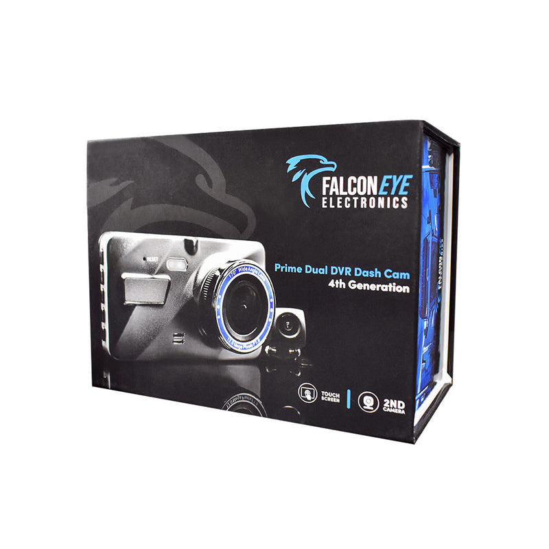 Prime Gold Dual DVR Dash Cam with Touch Screen - 4th Gen 2 Cam System ...