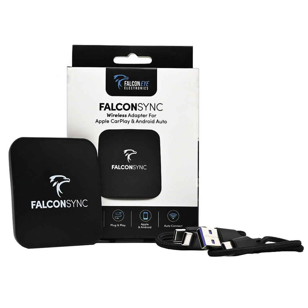FalconSync Wireless Apple CarPlay/Android Auto Adapter — Falcon Electronics LLC