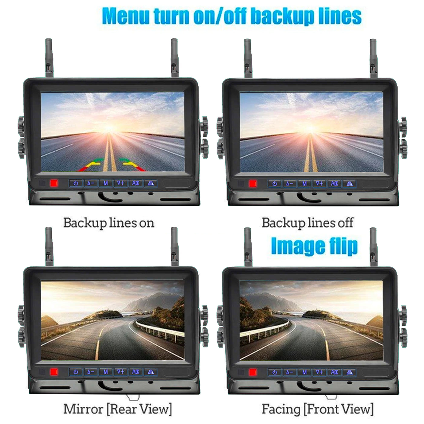 Wireless Backup Camera For Trucks. Heavy Duty │ Falcon Electronics LLC