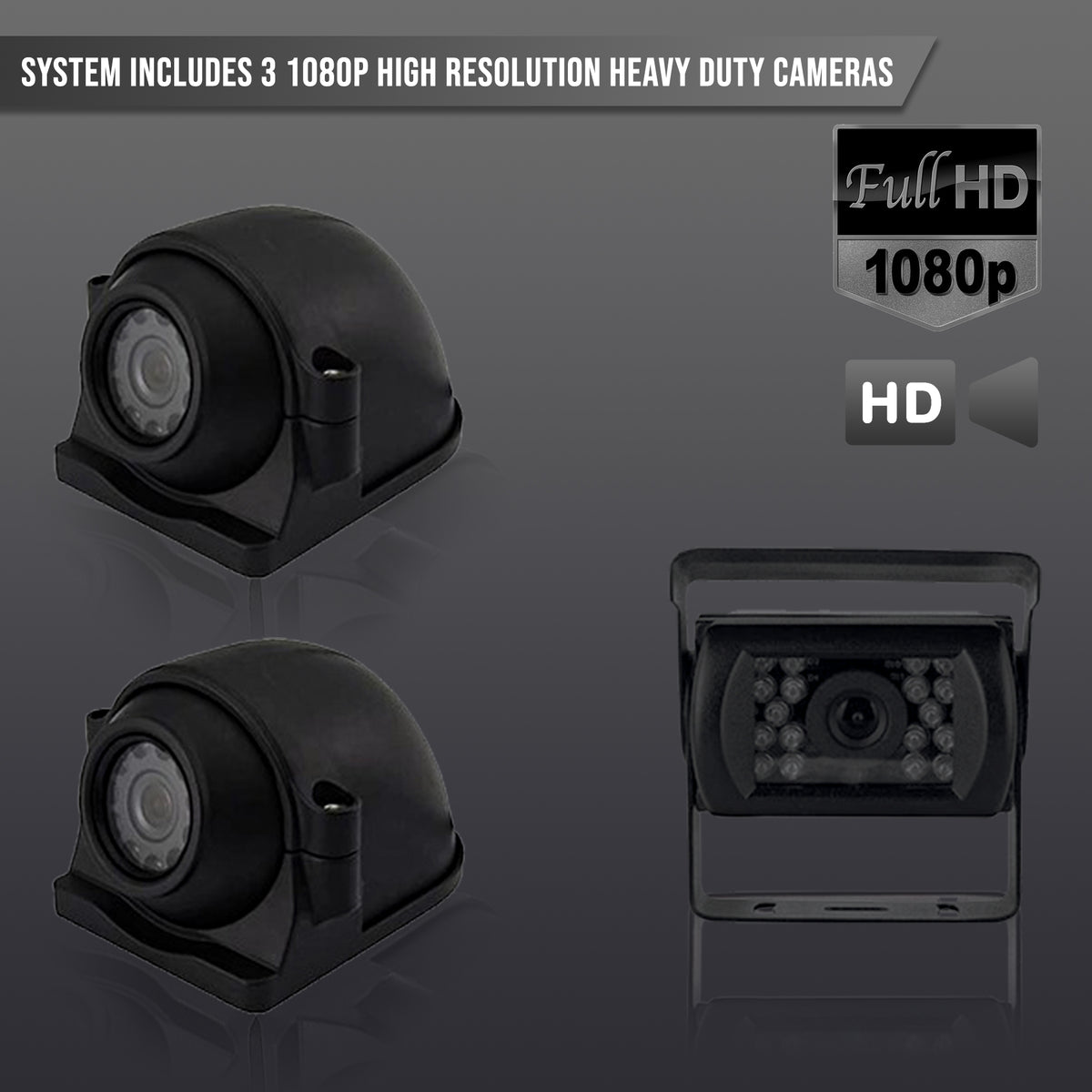 Black Box 1080P Dash Cam. 3-4 Cam DVR System │ Falcon Electronics LLC