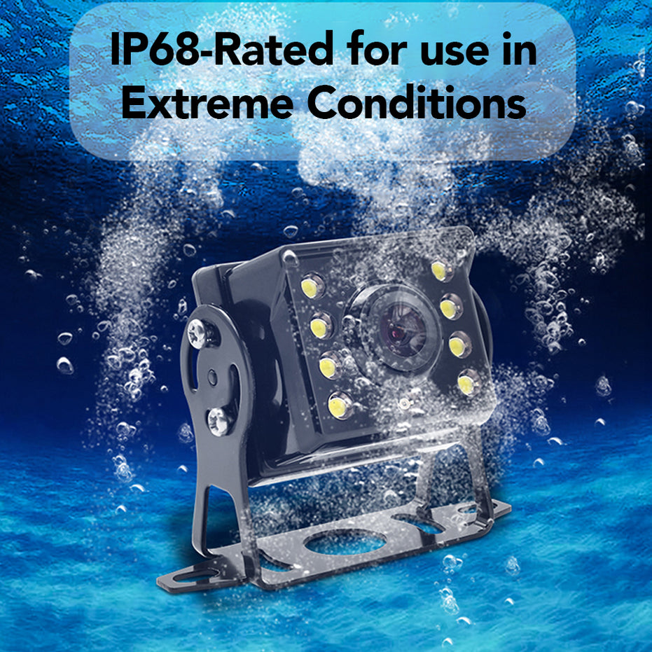 2nd Gen 1080P Super Night Vision Wired Backup Camera w/ 7" LCD ...