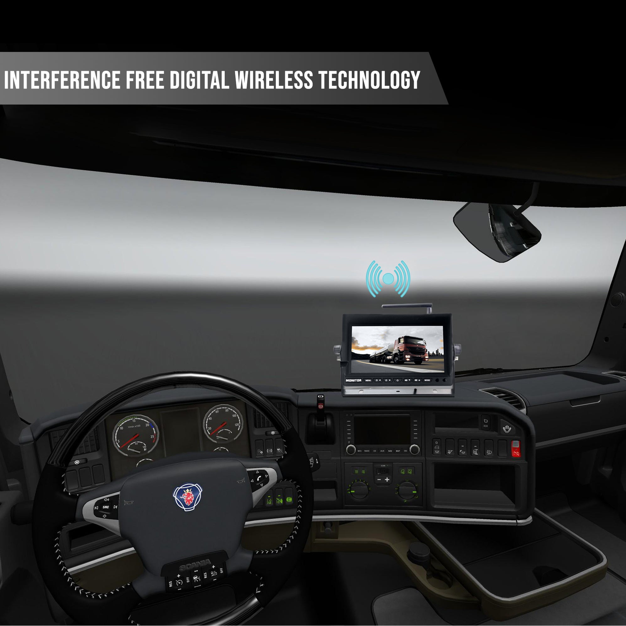 Wireless Backup Camera For Trucks. Heavy Duty │ Falcon Electronics LLC