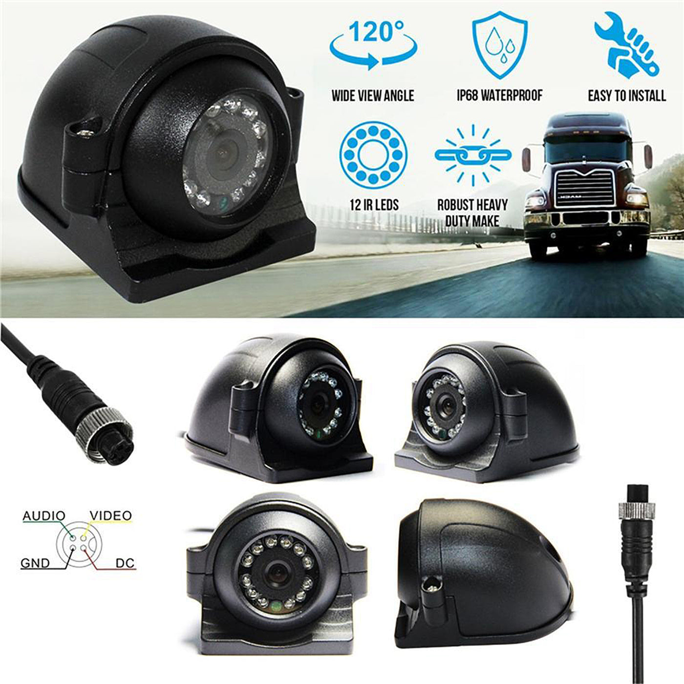 Black Box Dash Cam. 1080N MDVR 3-8 Cam. 4TB HDD Drive │ Falcon ...